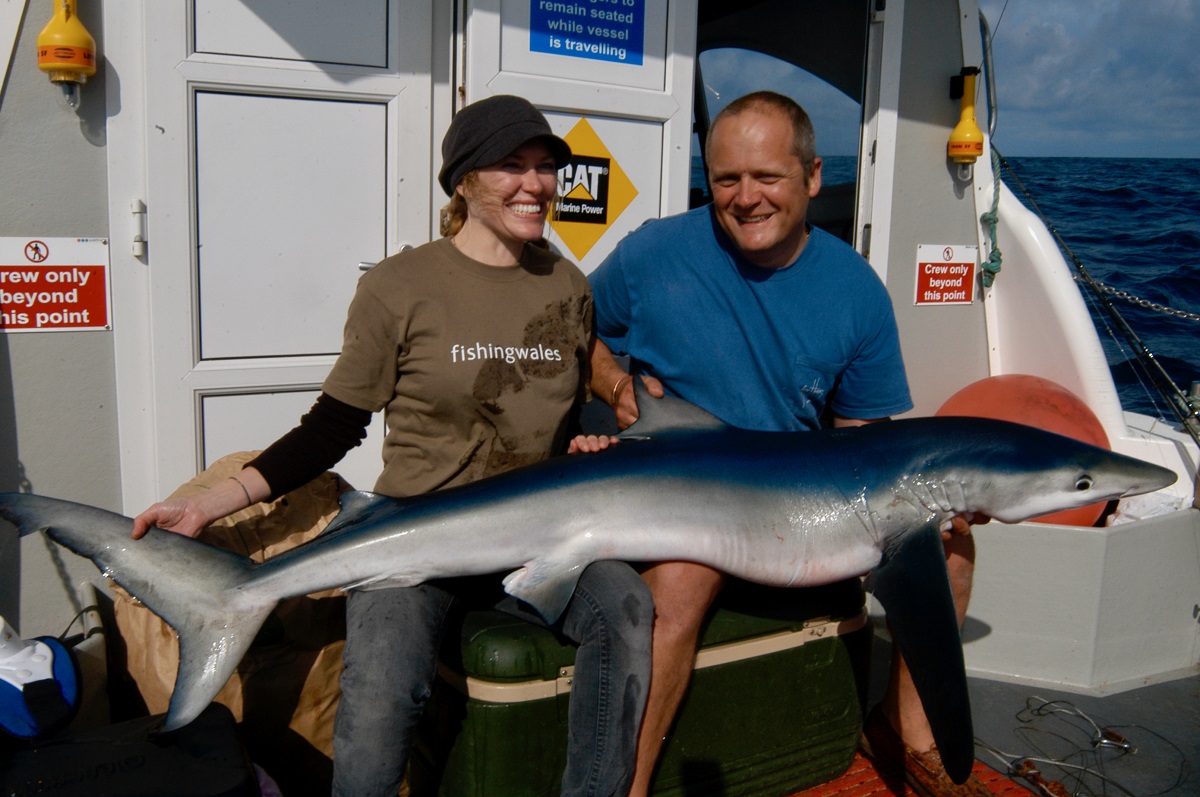 Blue Shark Fishing In Wales - Fishing in Wales